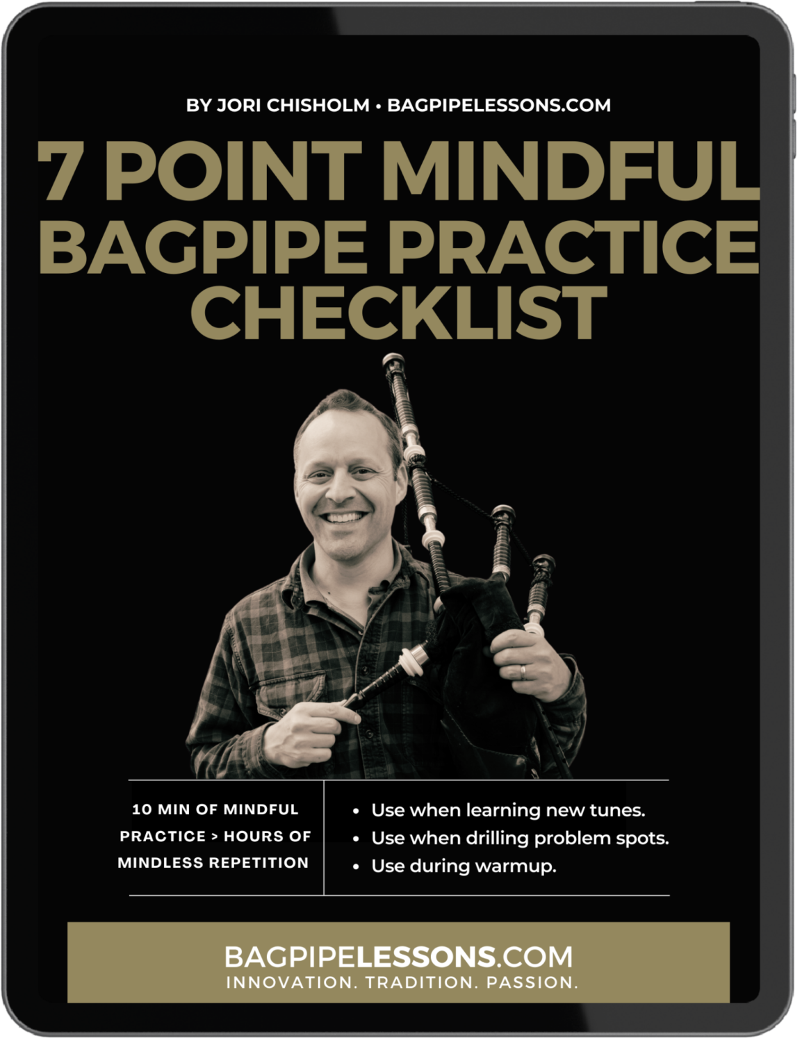 7 Point Mindful Bagpipe Practice Checklist - BagpipeLessons.com
