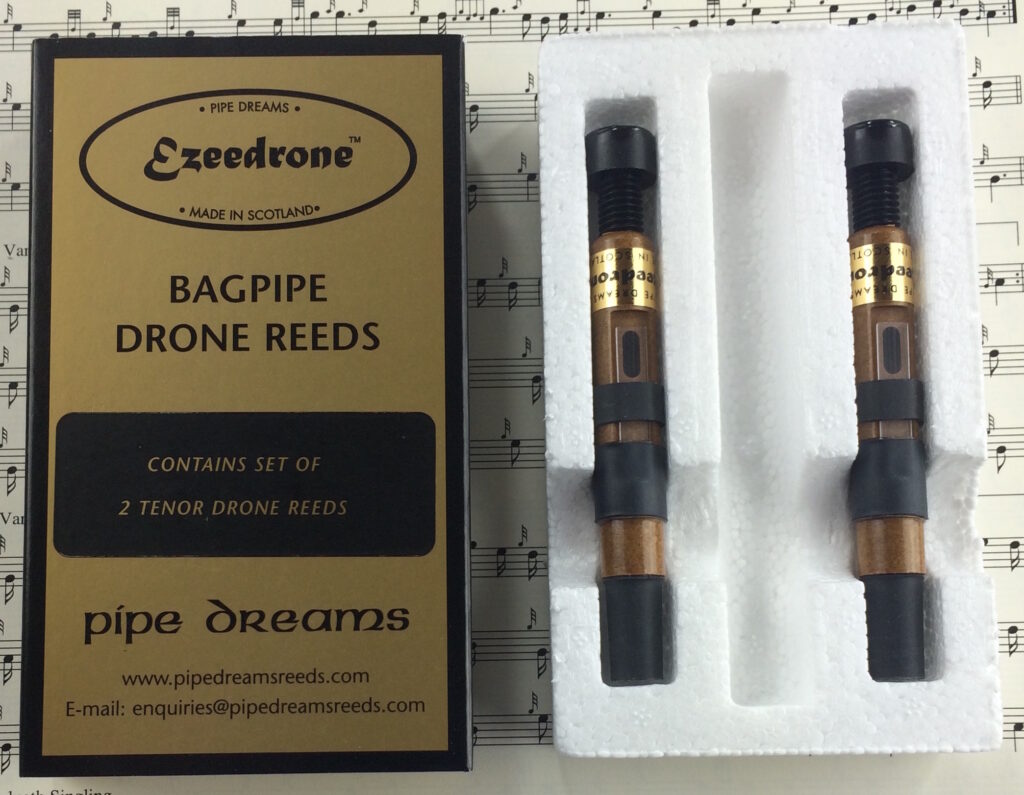 Ezeedrone Tenor Drone Reeds for Bagpipes (Set: 2 tenors) Regular EZ ...