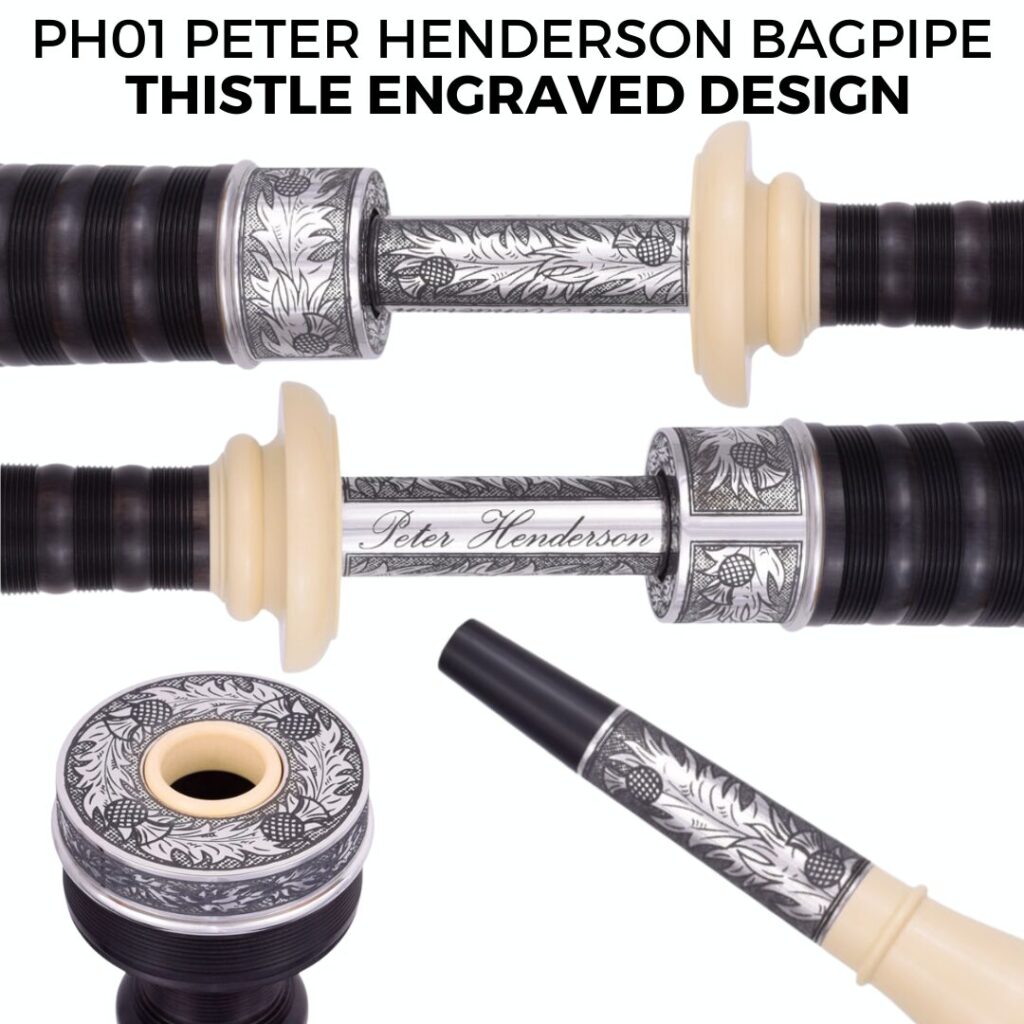 Peter Henderson Bagpipes Model PH01 and PH02 by R.G. Hardie & Co. - BagpipeLessons.com