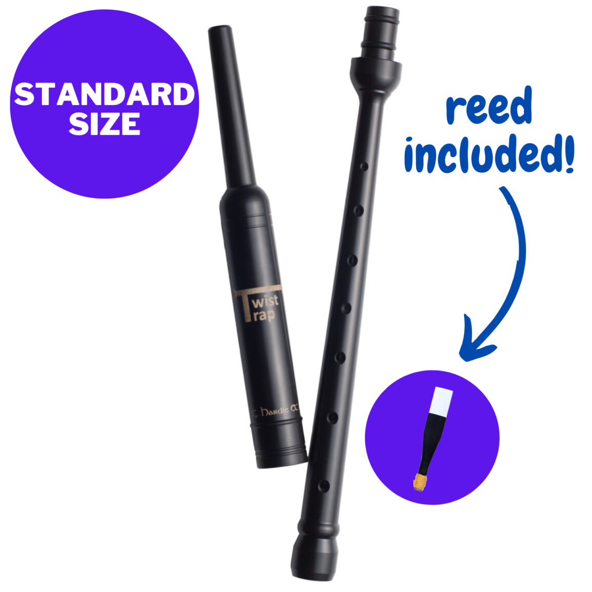 Bagpipe Practice Chanter by R.G. Hardie in Scotland - Regular Length ...